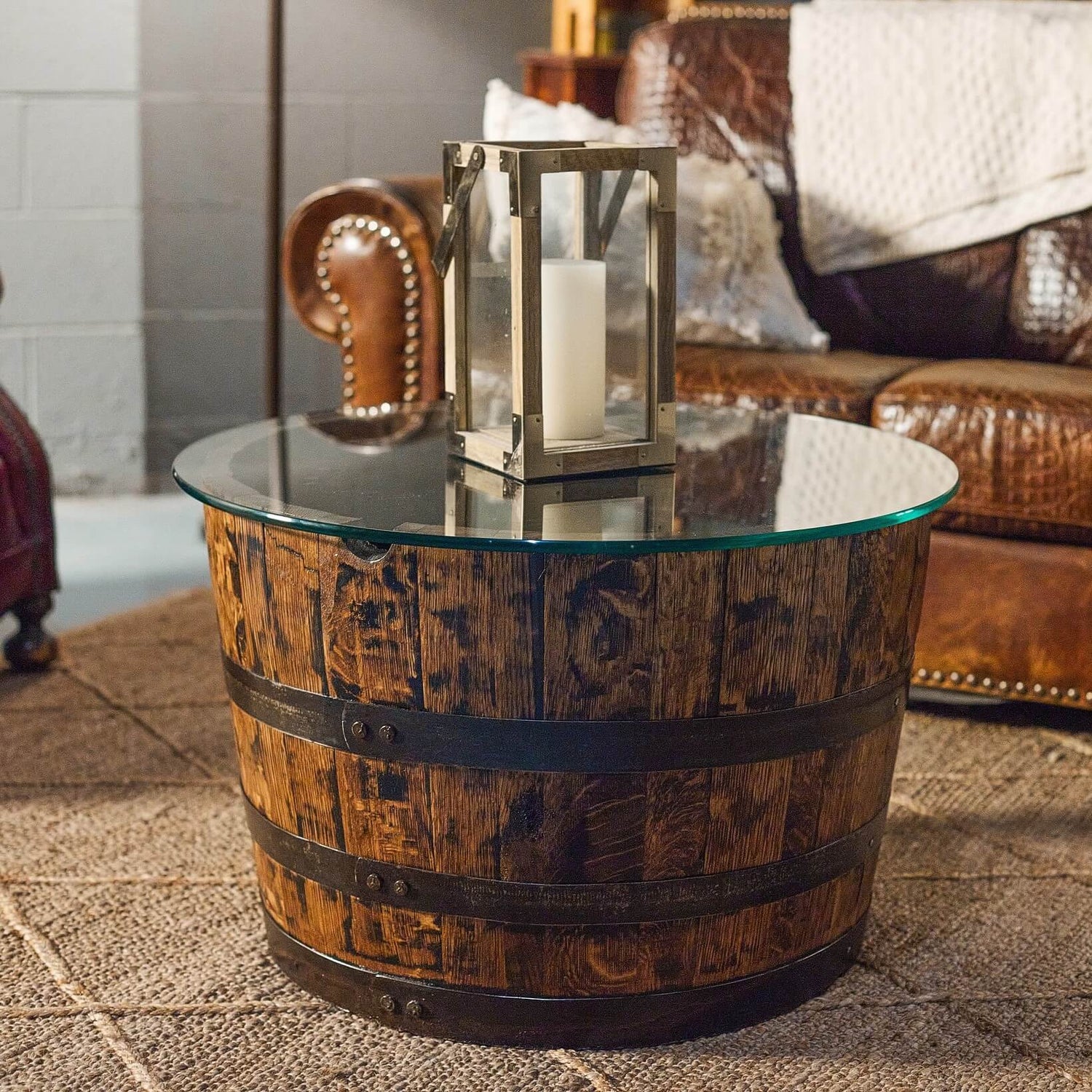 Half-Barrel Tables - Barrels For Furniture - Mystic Barrels