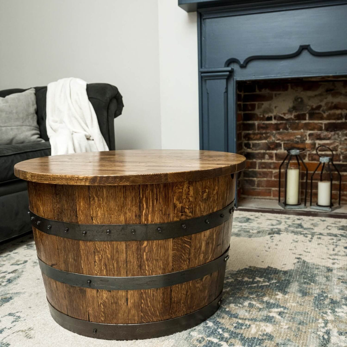 Half-Barrel Tables - Barrels For Furniture - Mystic Barrels