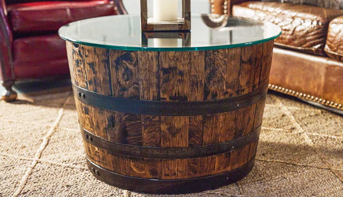 Half-Barrel Tables - Barrels For Furniture - Mystic Barrels