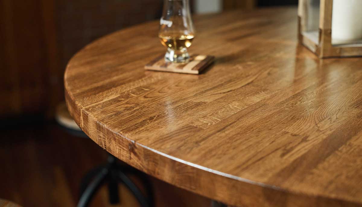 Bar Height Wooden Riser – Mystic Barrels