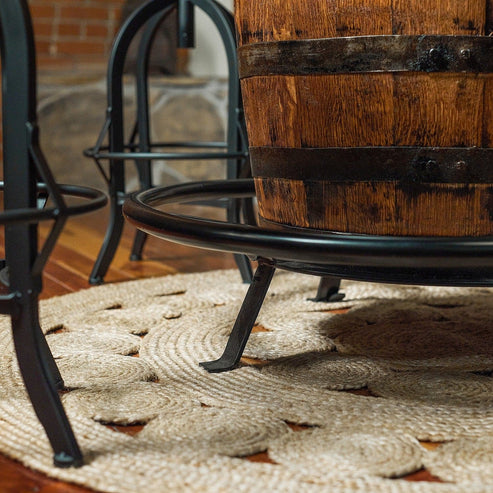 Whiskey Barrel Footrails – Mystic Barrels