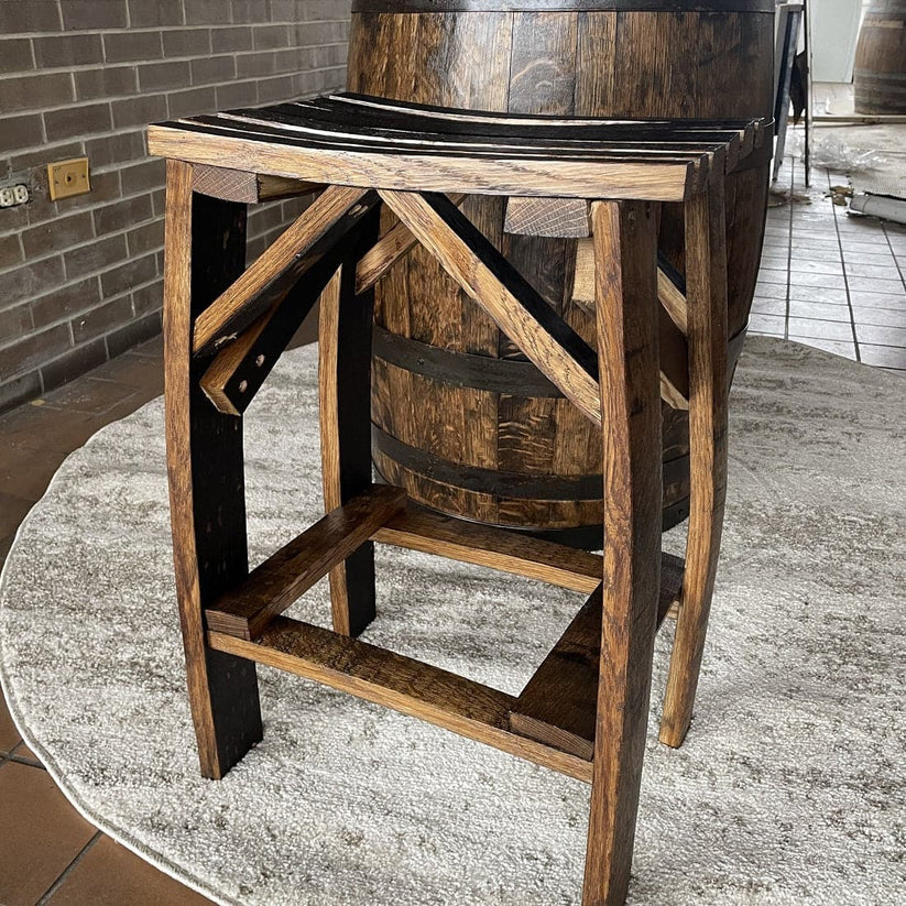 NEW Whiskey Barrel Stave Stools – Mystic Barrels