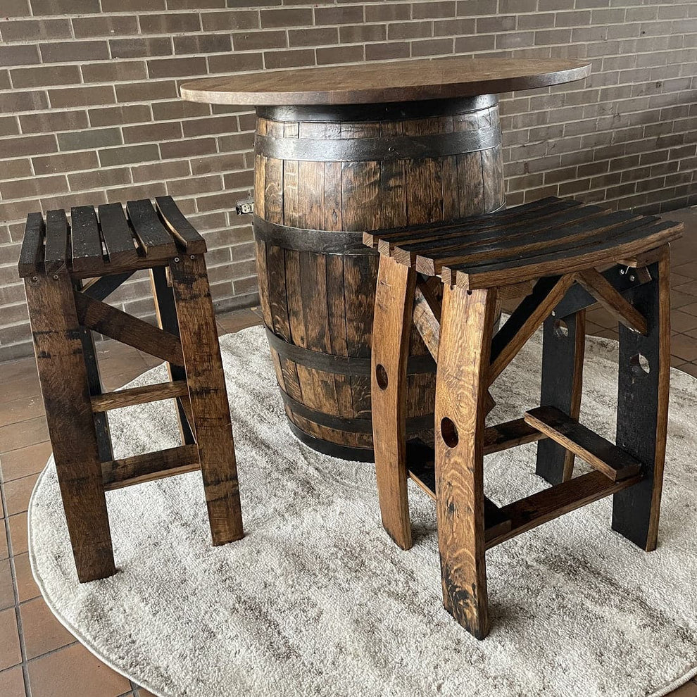 NEW Whiskey Barrel Stave Stools – Mystic Barrels